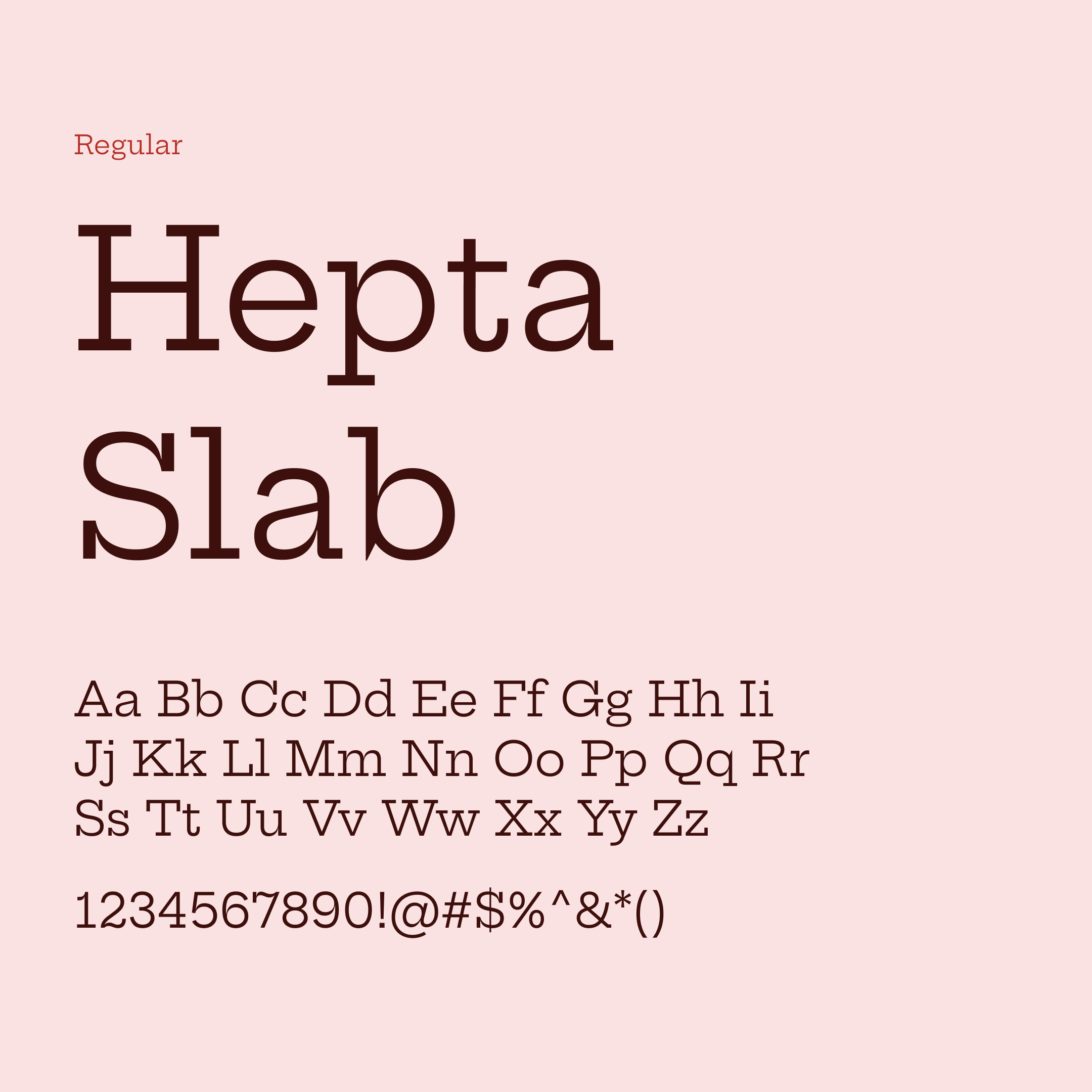 Hepta Slab | Font of the Week